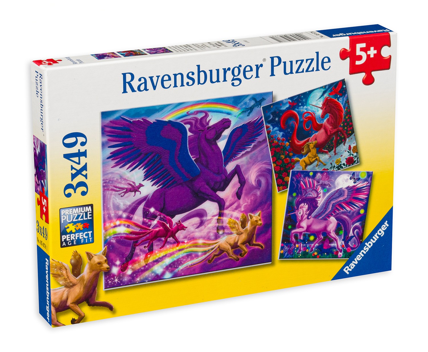 Пъзел Ravensburger от 3 x 49 части - Митично величие | Супер цена ...