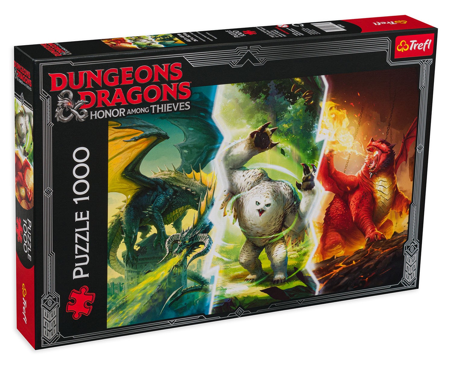 Пъзел Trefl от 1000 части - Легендарни чудовища от Dungeons & Dragons ...