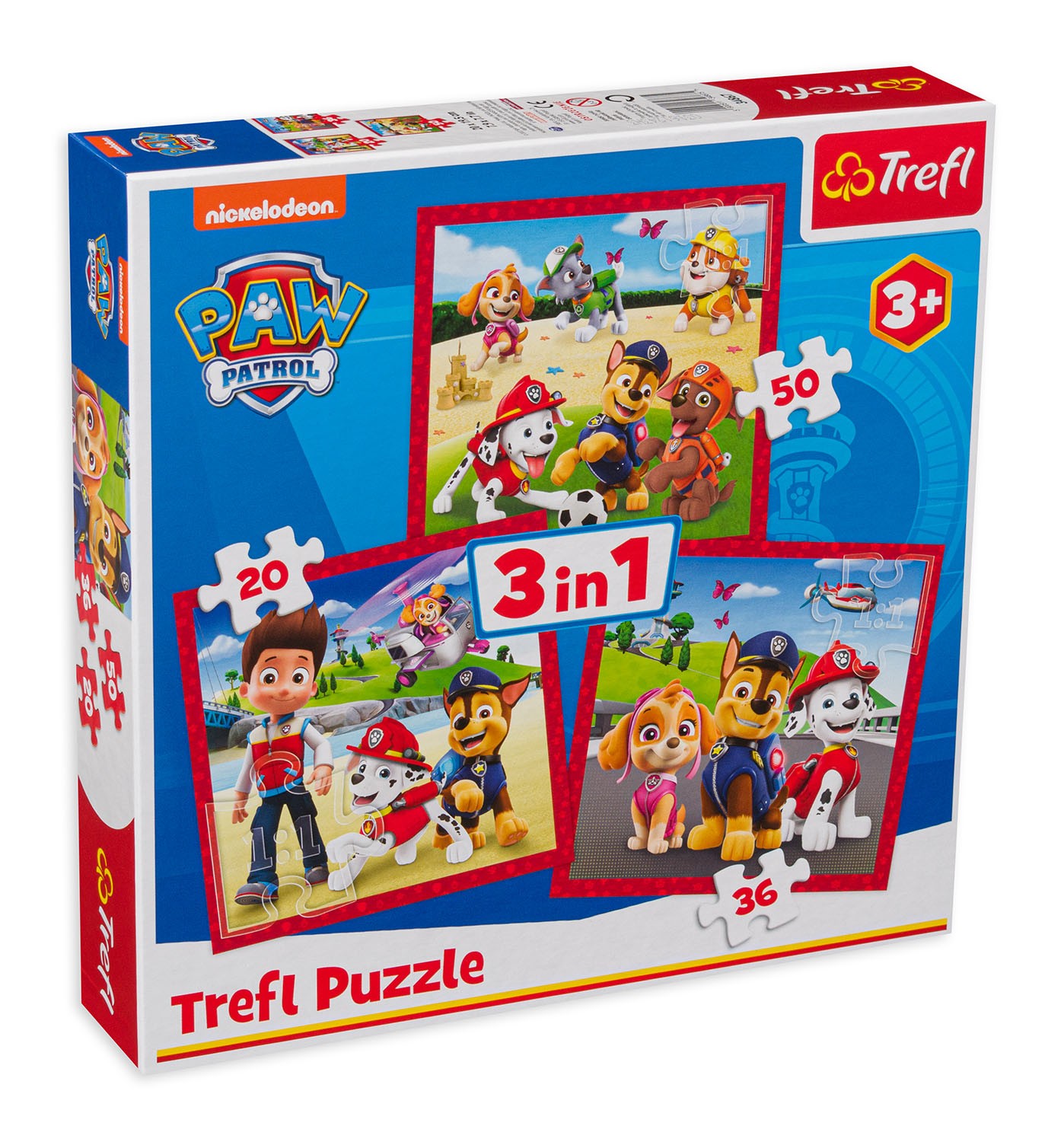 Пъзел Trefl 3 в 1 - Щастливи кучета | Супер цена | Ozone.bg