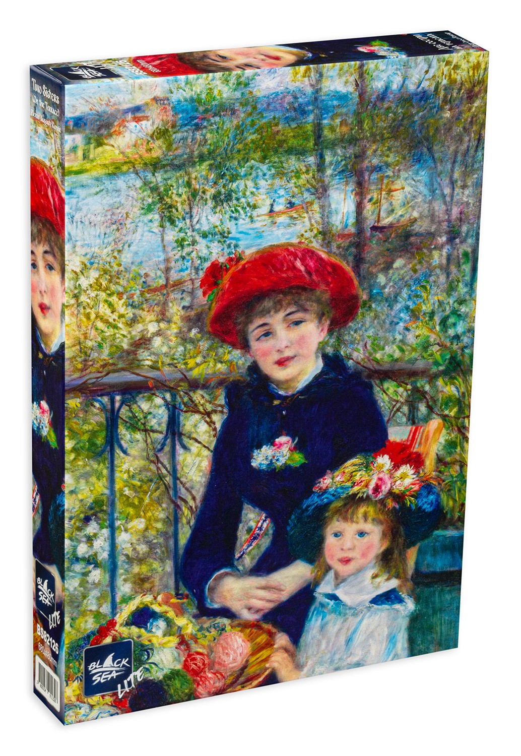 Пъзел Black Sea от 1000 части - Две сестри на терасата, Пиер-Огюст ...