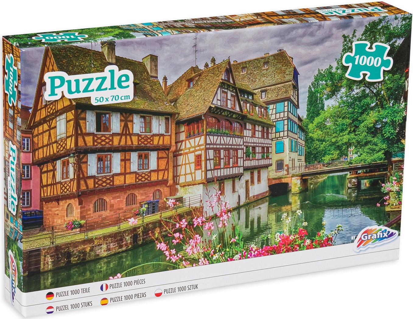 Пъзел Grafix от 1000 части - Дървени къщи | Супер цена | Ozone.bg