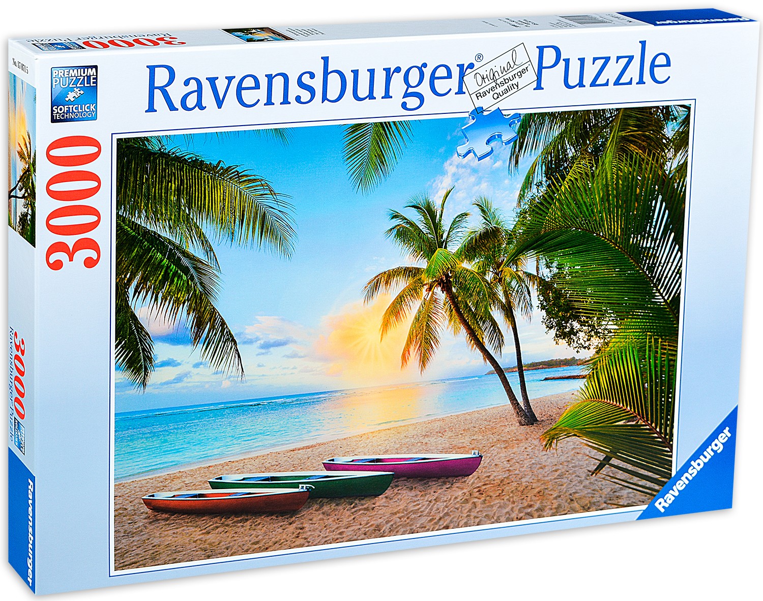 Пъзел Ravensburger от 3000 части - Плаж с палми | Супер цена | Ozone.bg