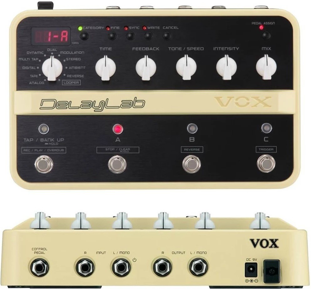 Педал за звукови ефекти VOX - DelayLab, 30 delays, looper | Ozone.bg