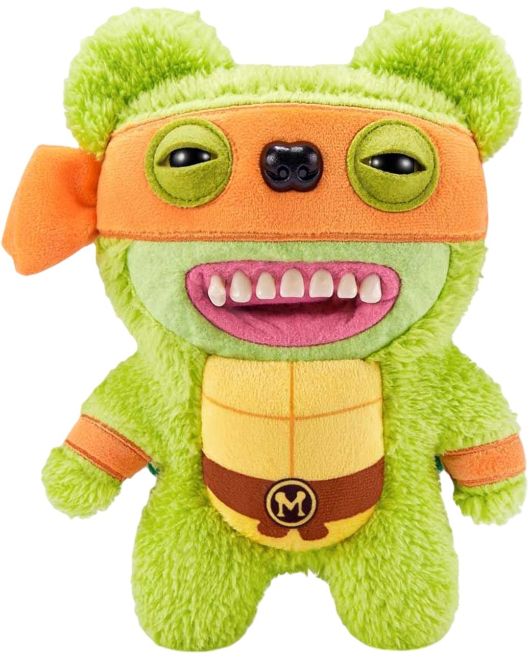 Плюшена играчка Zuru TMNT - Fuggler, зъбато чудовище, Микеланджело ...