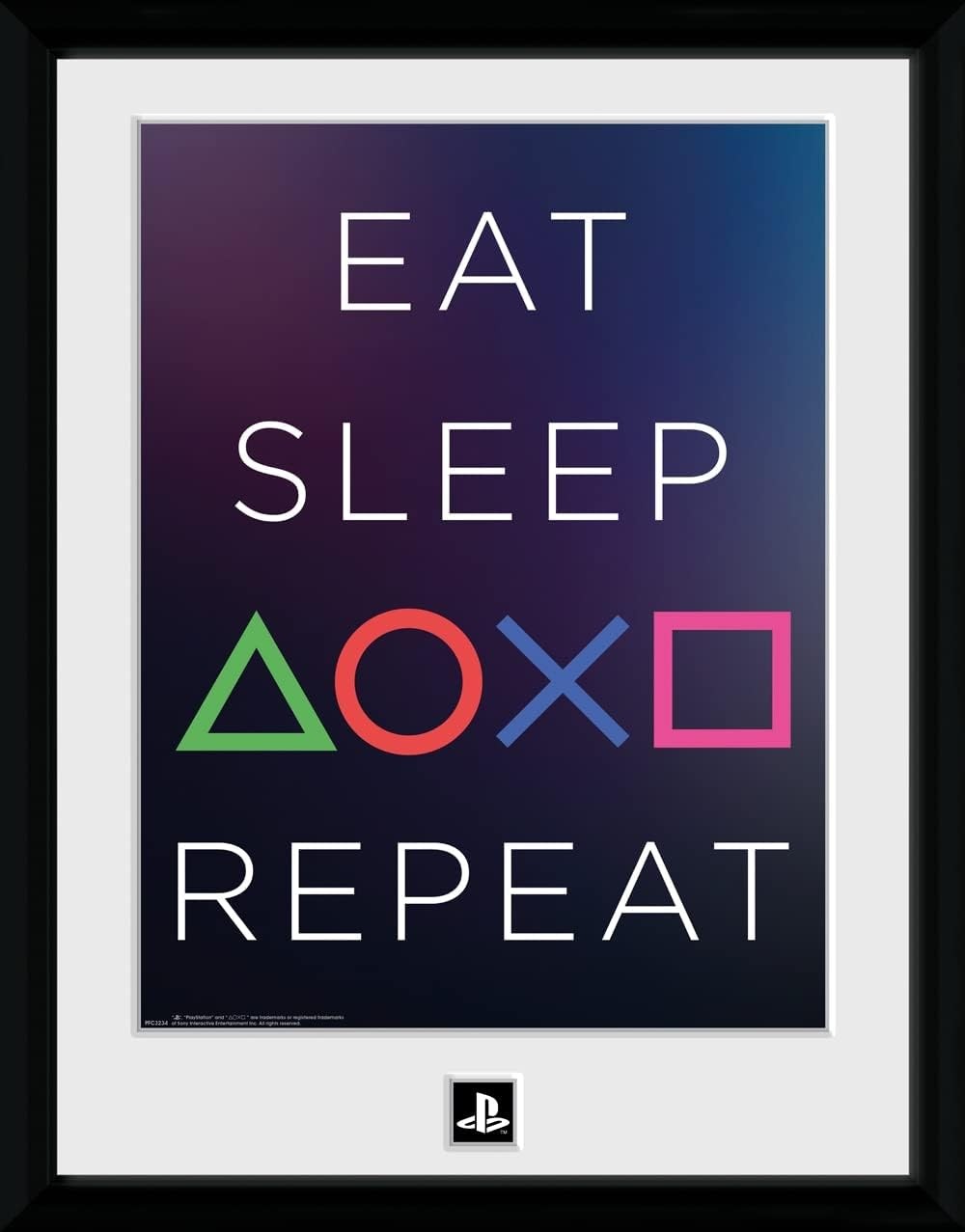 Плакат с рамка GB eye Games: PlayStation - Eat, Sleep, Repeat | Ozone.bg