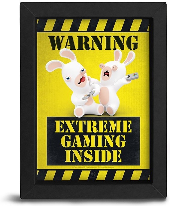 Плакат с рамка The Good Gift Games: Raving Rabbids - Extreme Gaming ...