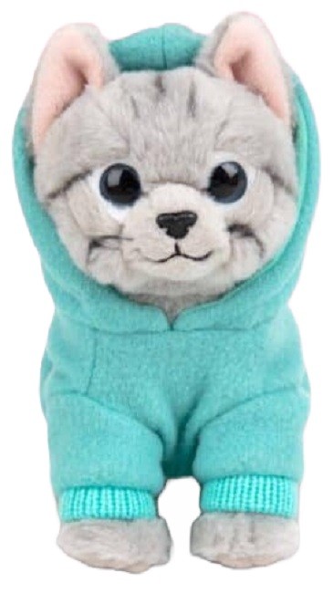 Плюшена играчка Studio Pets - Коте с дрешка с качулка, Таби | Отлична цена | Ozone.bg