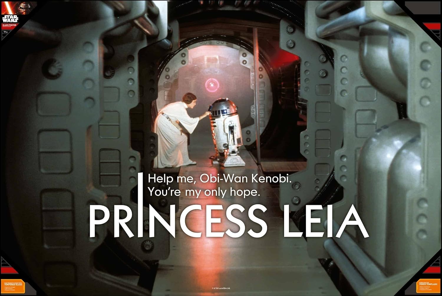 Плакат с рамка SD Toys Movies: Star Wars - Leia Help Me | Ozone.bg