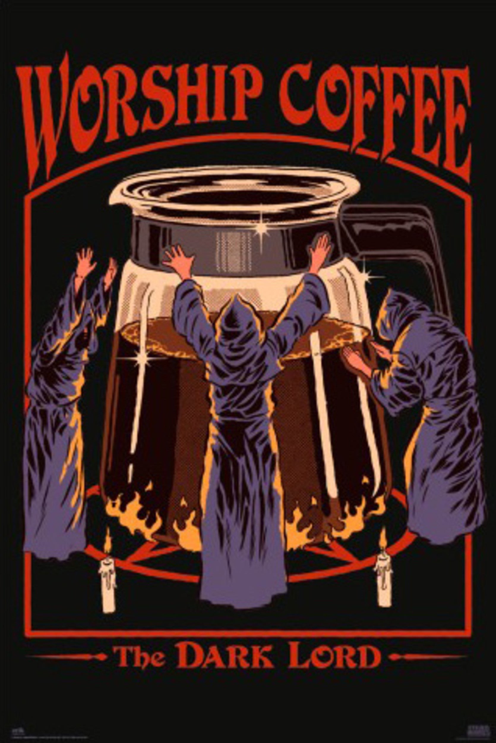 Плакат Erik Art: Steven Rhodes - Worship Coffee | Ozone.bg
