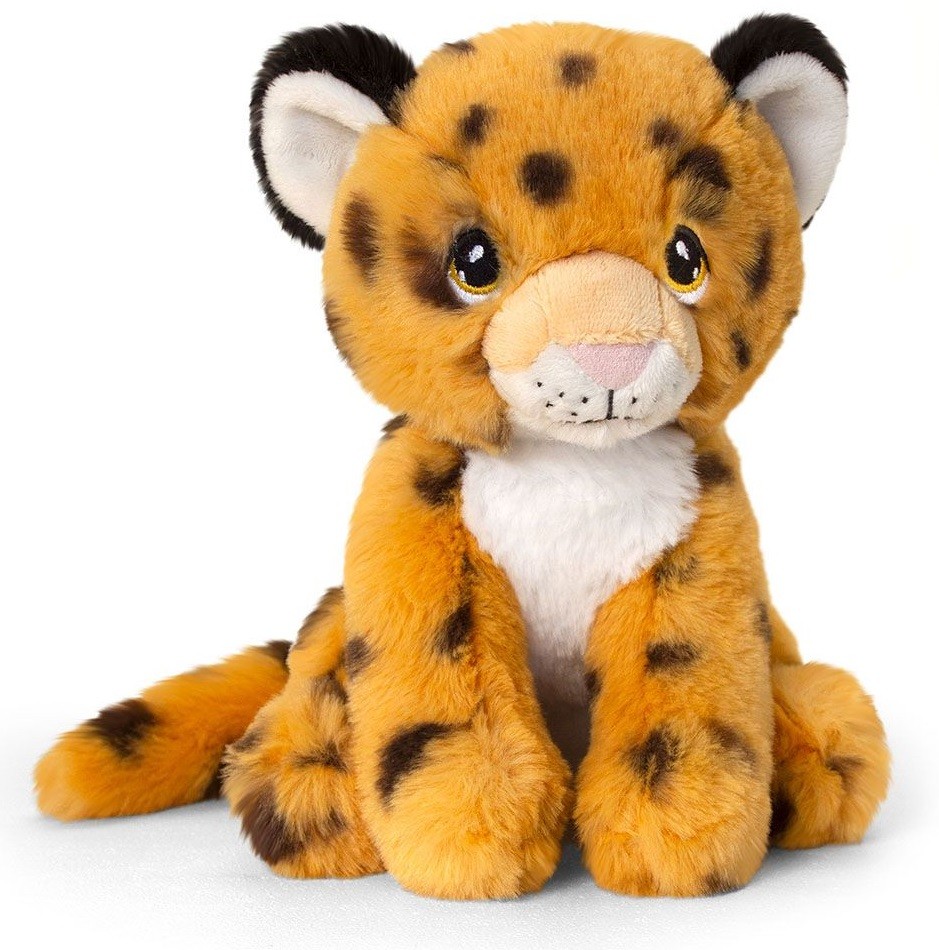 Плюшена играчка Keel Toys Keeleco - Леопардче, 18 cm | Отлична цена ...