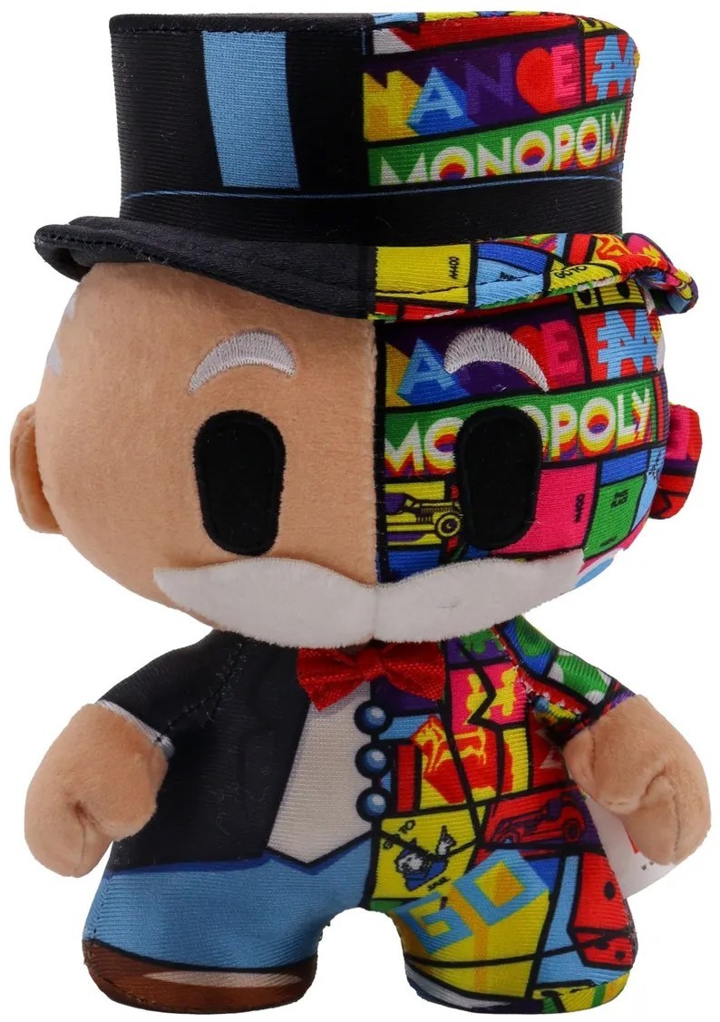 Плюшена фигура YuMe Games: Monopoly - Mr. Monopoly (Rich Uncle), 18 cm ...