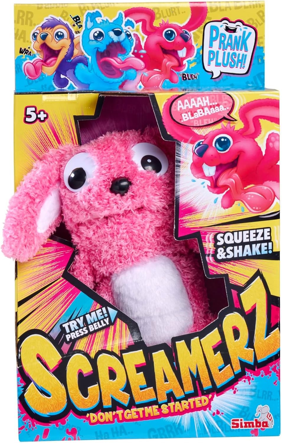 Плюшена играчка Simba Toys - ScreamerZ, Крещящ заек | Отлична цена ...
