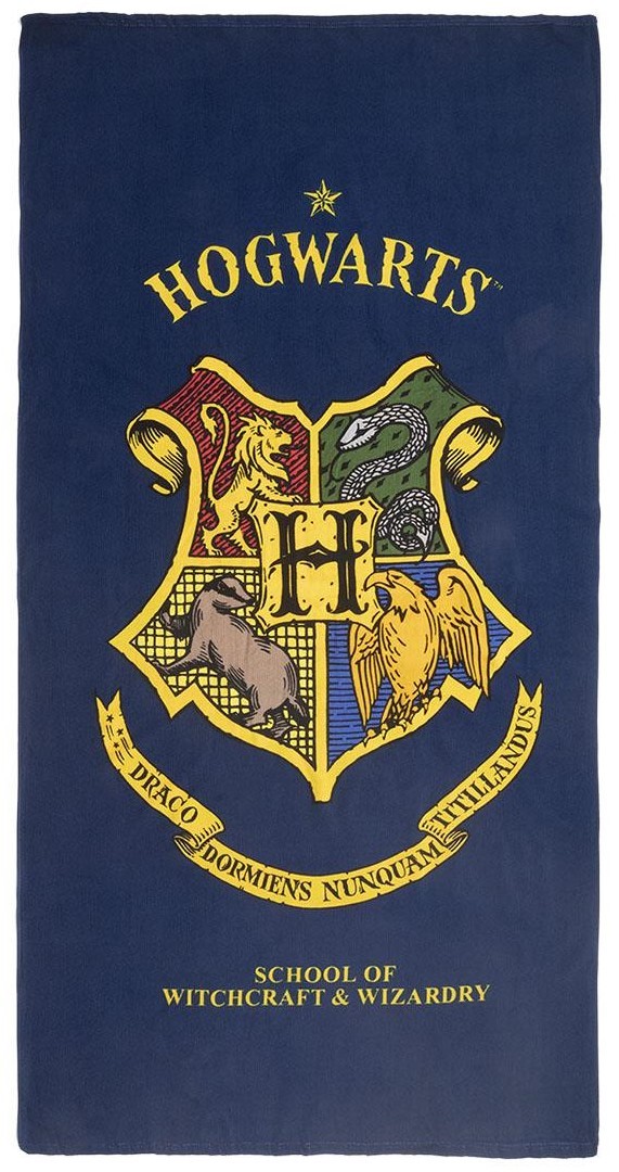 Плажна кърпа Cerda Movies: Harry Potter - Hogwarts (Blue) | Ozone.bg
