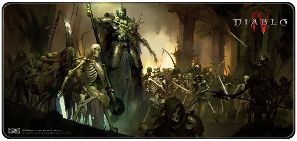 Подложка за мишка Blizzard Games: Diablo IV - Skeleton King | Ozone.bg