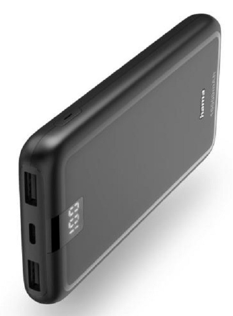 Портативна батерия Hama - 201710, 20000 mAh, черна | Ozone.bg