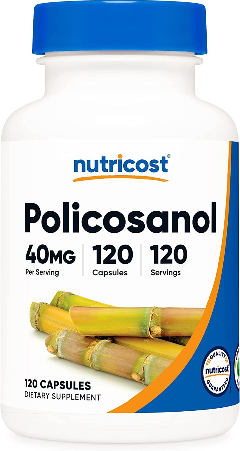 Policosanol, 40 mg, 120 капсули, Nutricost | Ozone.bg