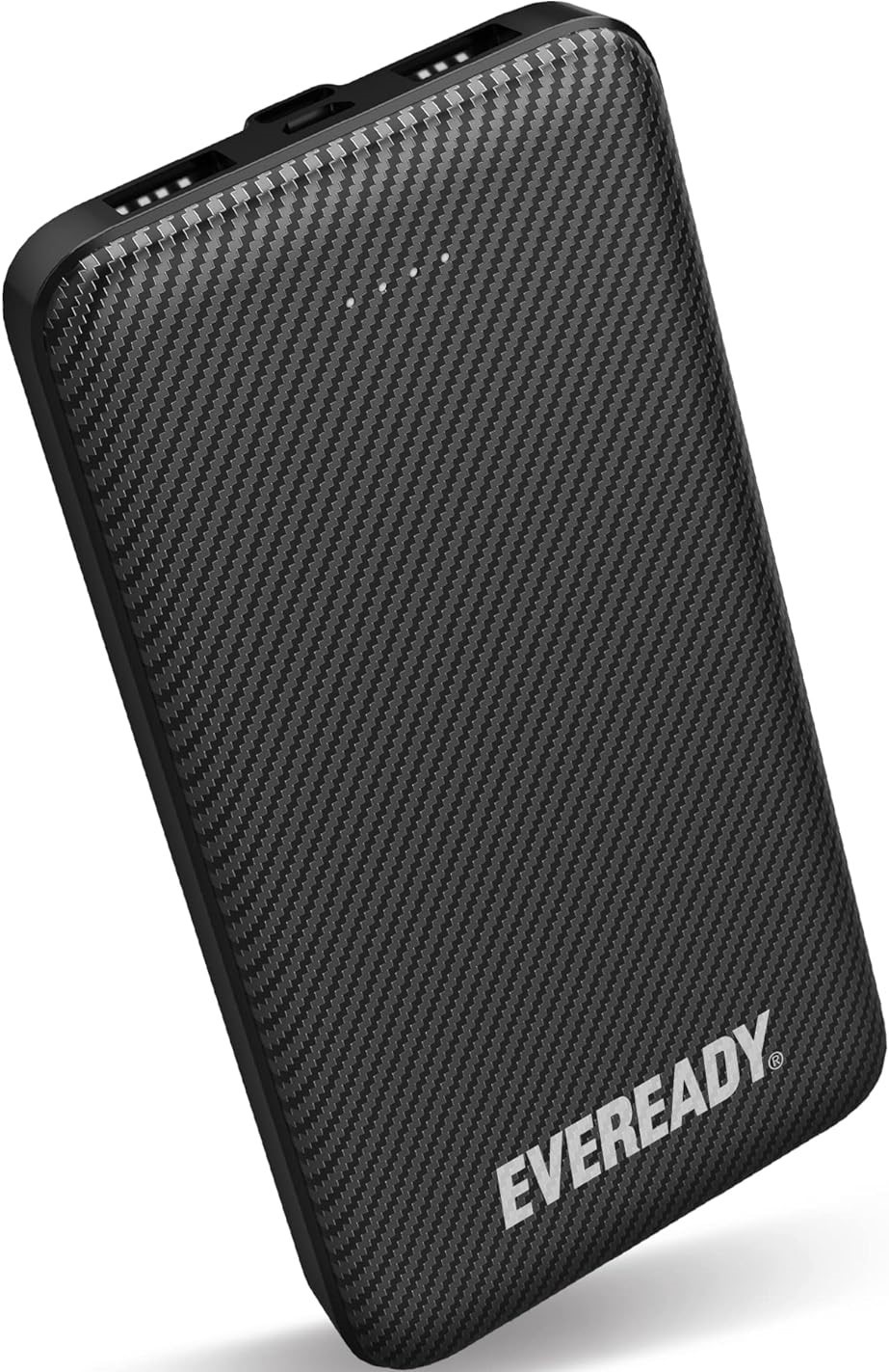 Портативна батерия EVEREADY - Power Bank Slim, 10 000 mAh, черна | Ozone.bg