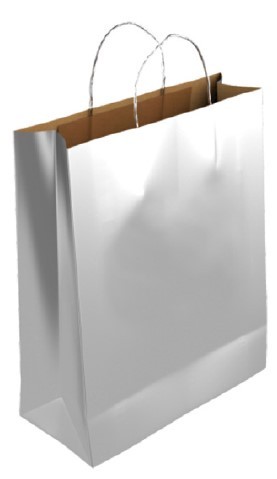 Подаръчна торбичка IPA - Крафт, сребриста, M | Ozone.bg