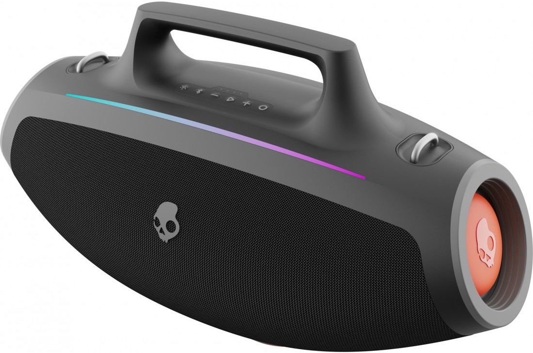 Портативна колонка Skullcandy - Barrel Boombox, водоустойчива, черна ...