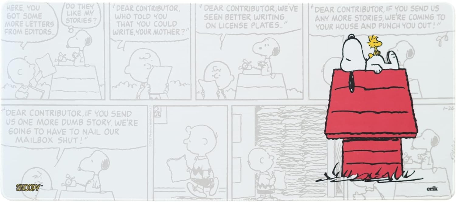 Подложка за мишка Erik Animation: Peanuts - Snoopy Panels | Ozone.bg