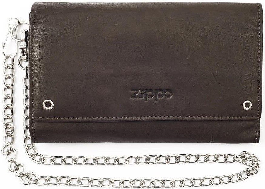 Портфейл Zippo - Biker Mocca, RFID защита, кафяв | Ozone.bg