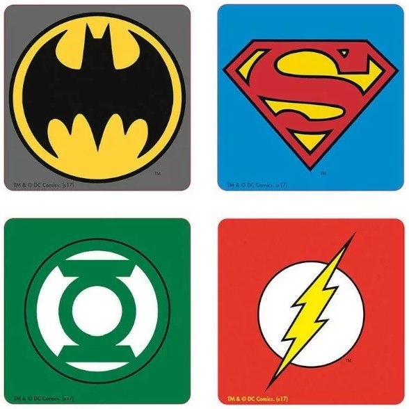 Подложки за чаши ABYstyle DC Comics: DC Comcis - Emblems | Ozone.bg