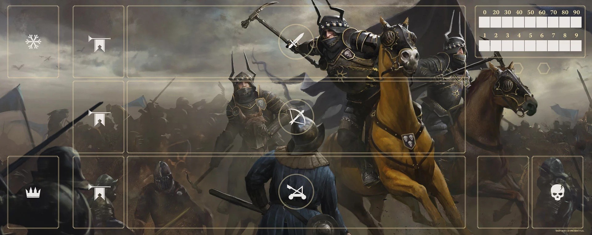 Подложка за игри с карти No Loading Games - Gwent Nilfgaard Playmat, 73 ...