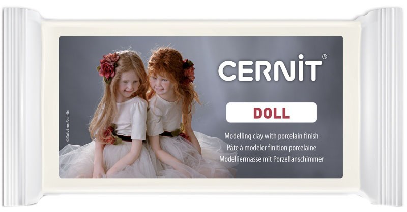 Полимерна глина Cernit Doll - Бяла, 500 g | Ozone.bg