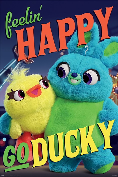 Макси плакат Pyramid Disney: Toy Story 4 - Happy Go Ducky | Ozone.bg