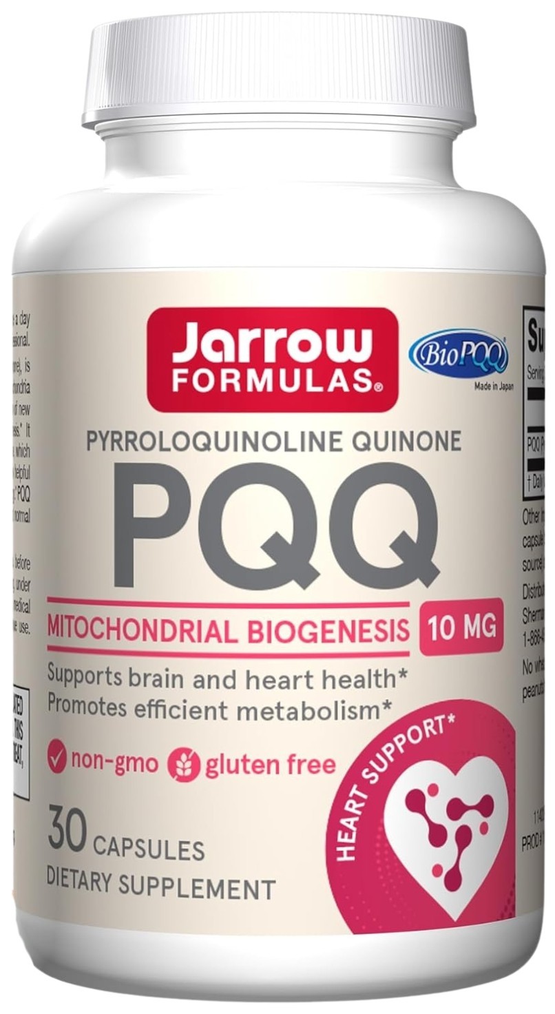 PQQ Pyrroloquinoline Quinone, 10 mg, 30 капсули, Jarrow Formulas | Ozone.bg