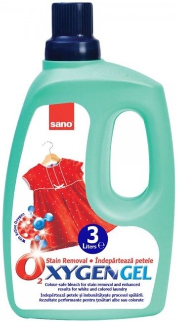 Препарат за петна Sano - Oxygen gel, 3 l | Ozone.bg