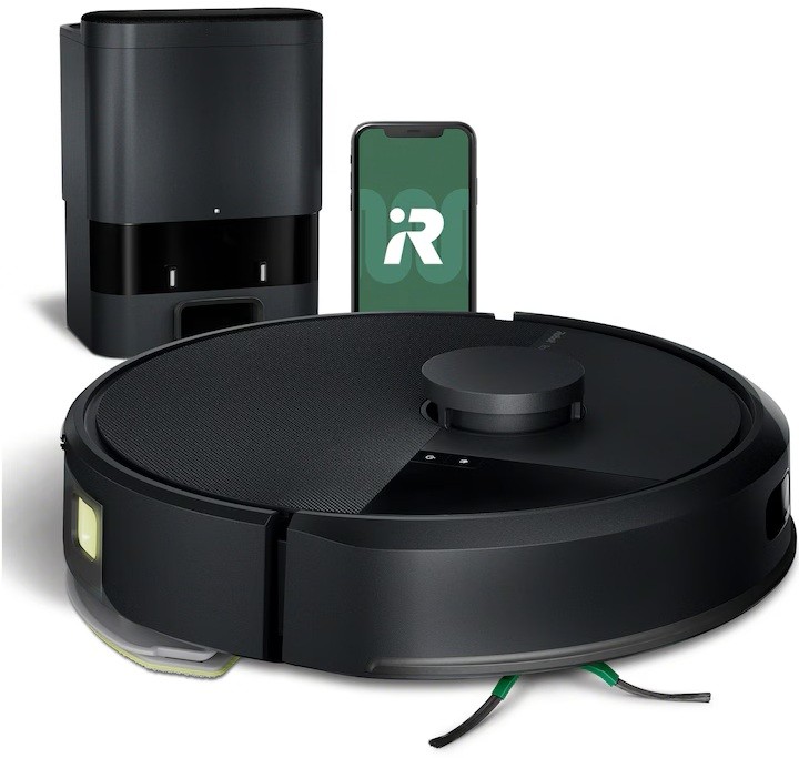 Прахосмукачка робот iRobot - Roomba 105 Combo + AutoEmpty dock, черна | Ozone.bg