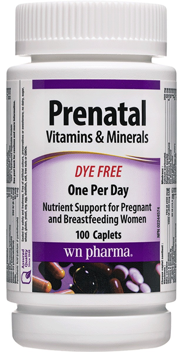 Prenatal Vitamins & Minerals, 100 каплети, Webber Naturals | Ozone.bg