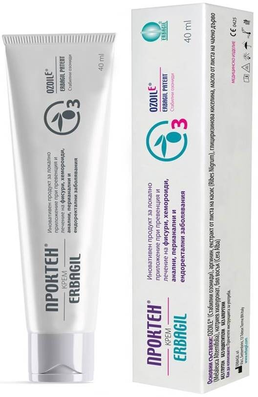 Проктен Крем, 40 ml, Erbagil | Ozone.bg