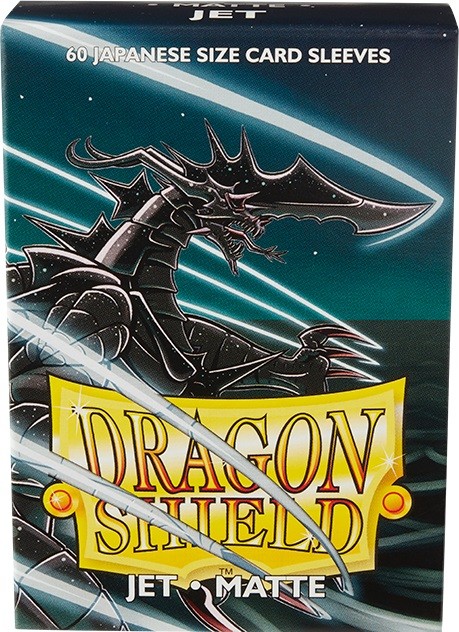 Протектори за карти Dragon Shield Sleeves - Small Matte Jet (60 бр ...