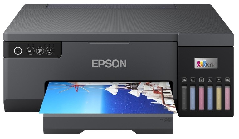 Принтер Epson - EcoTank L8050, мастиленоструен, черен | Ozone.bg