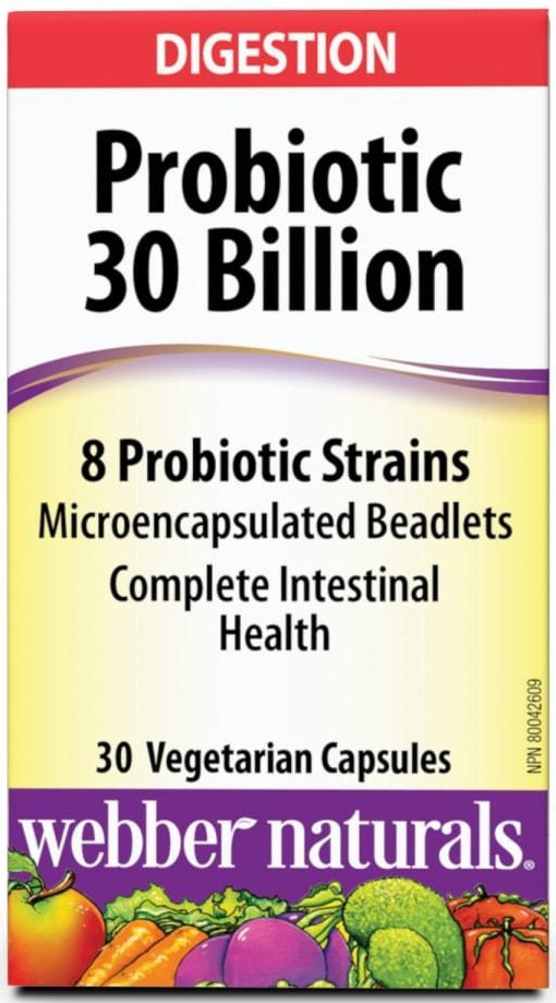 Probiotic 30 Billion, 30 капсули, Webber Naturals | Ozone.bg