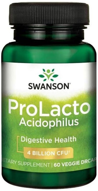 ProLacto Acidophilus, 60 растителни капсули, Swanson | Ozone.bg