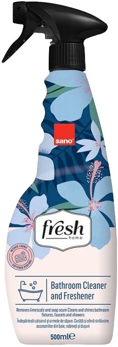 Препарат за почистване на баня Sano - Fresh Home, 500 ml | Ozone.bg