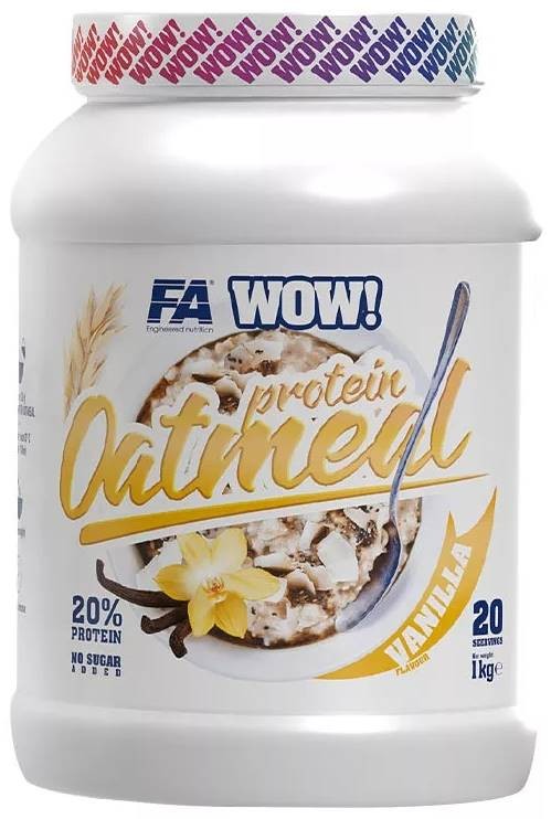 WOW! Protein Oatmeal, ванилия, 1 kg, FA Nutrition | Ozone.bg