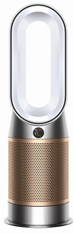 Пречиствател за въздух Dyson - HP09, HEPA, 61.8 dB, бял/златист | Ozone.bg