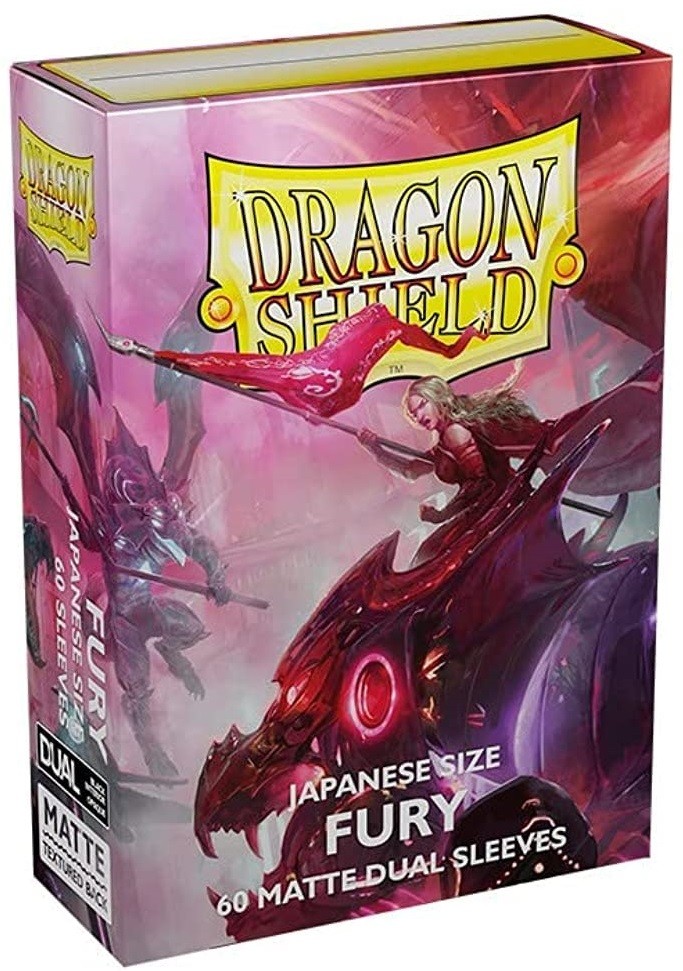 Протектори за карти Dragon Shield - Matte Dual Sleeves Small Size, Fury ...