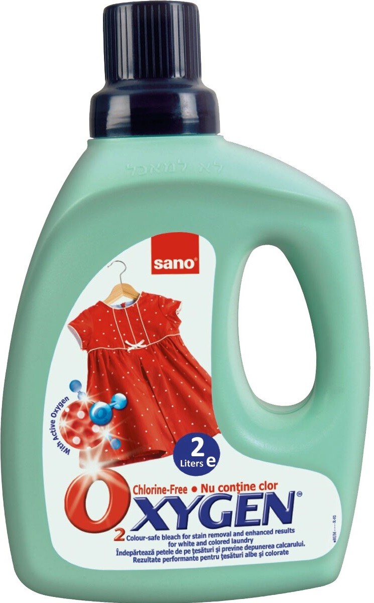 Препарат за петна Sano - Oxygen gel, 2 L | Ozone.bg