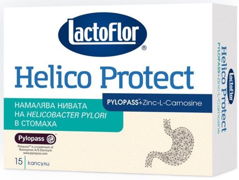 Helico Protect, 15 капсули, Lactoflor | Ozone.bg