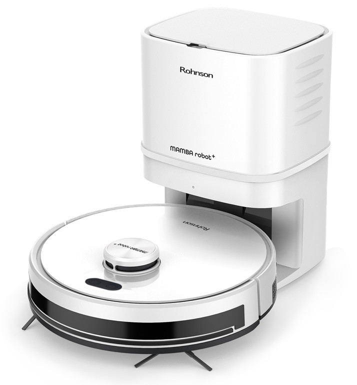 Прахосмукачка робот Rohnson - RM-02, HEPA H14, бяла | Ozone.bg