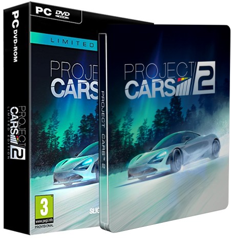 Project Cars 2 Limited Steelbook Edition (PC) | Ozone.bg