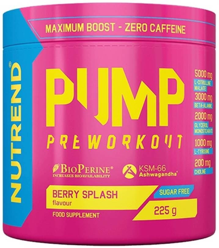 Pump, горски плодове, 225 g, Nutrend | Ozone.bg