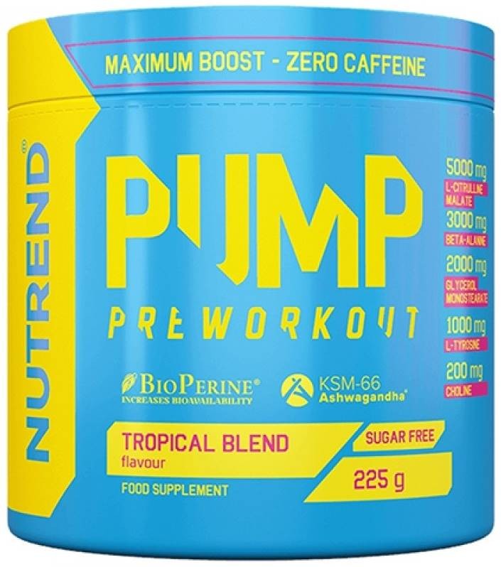 Pump, тропически плодове, 225 g, Nutrend | Ozone.bg