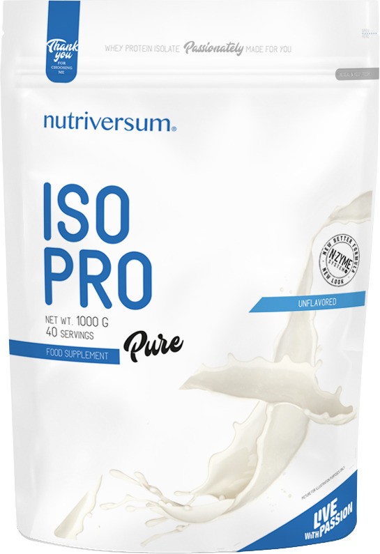 Pure Iso Pro, неовкусен, 1000 g, Nutriversum | Ozone.bg