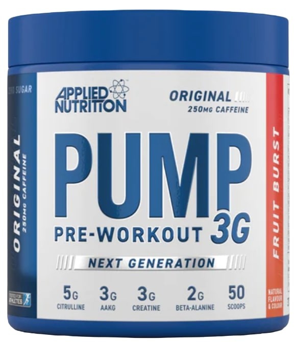 Pump 3G Pre-Workout, плодов пунш, 375 g, Applied Nutrition | Ozone.bg